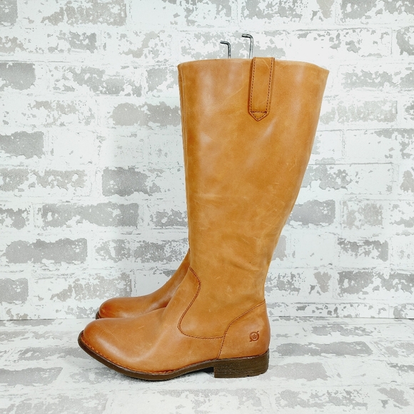 Born | Shoes | New Born Shaunie Brown Leather Riding Western Boot D732 ...